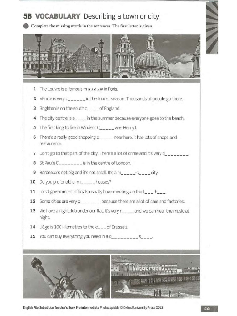 Describing A Town or City Pre | PDF