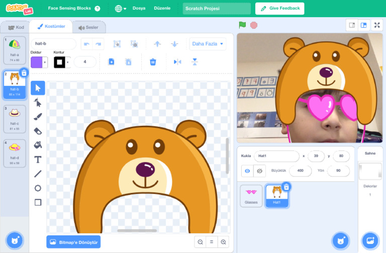 Face Sensing - Scratch Lab | PDF