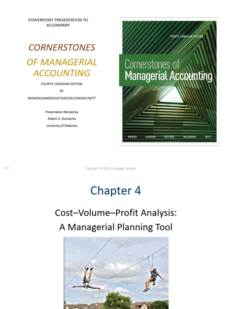 C04 Instr PPT Mowen4Ce | PDF | Financial Accounting | Business Economics