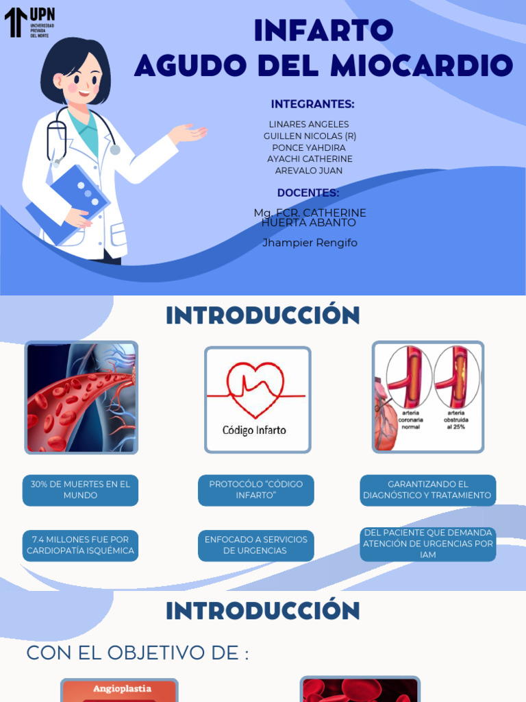 Infarto Agudo Del Miocardio | PDF | Infarto de miocardio | Medicina CLINICA