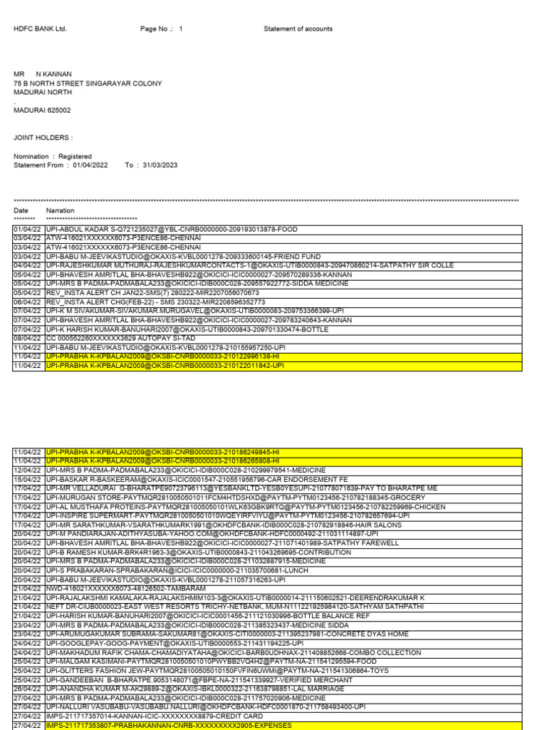 HDFC 22-23 | PDF | Service Industries | Financial Services