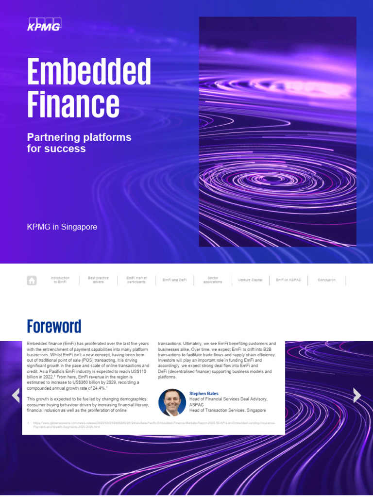 KPMG's Insights on Embedded Finance | PDF | Cryptocurrency | Banks