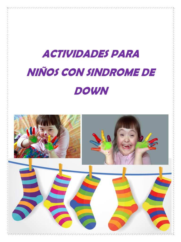 Actividades Para Niños Con Sindrome de Down | PDF | Síndrome de Down ...