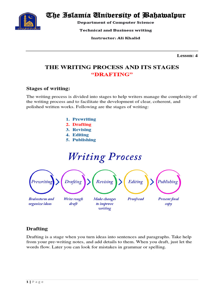 Lesson 4 (Drafting) | PDF | Cognition