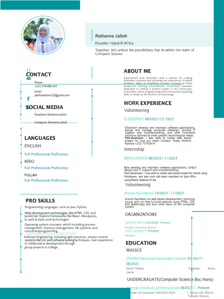 Resume 1 | PDF | World Wide Web | Internet & Web Resume 1 | PDF | World Wide Web | Internet & Web
