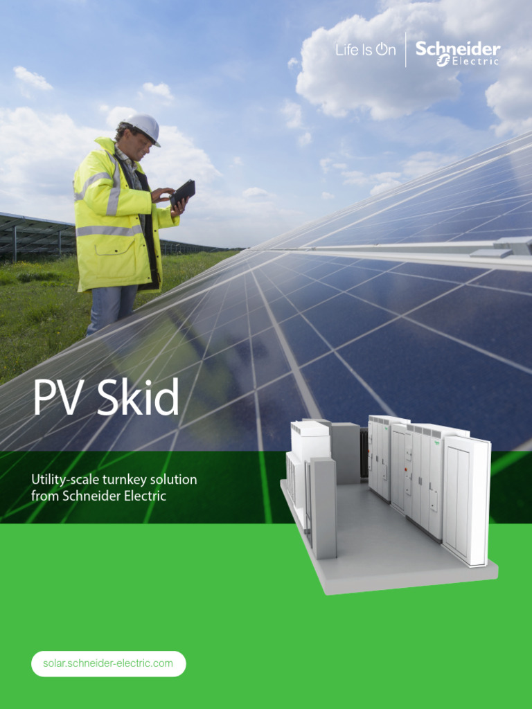 br20160822 - PV Skid Brochure | PDF | Photovoltaics | Power Inverter