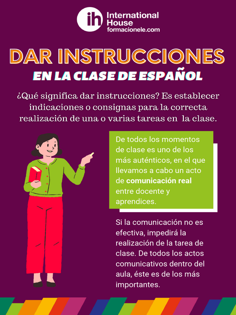 Formacionele Dar Instrucciones Clase ELE | PDF | Comunicación | Comunicación humana