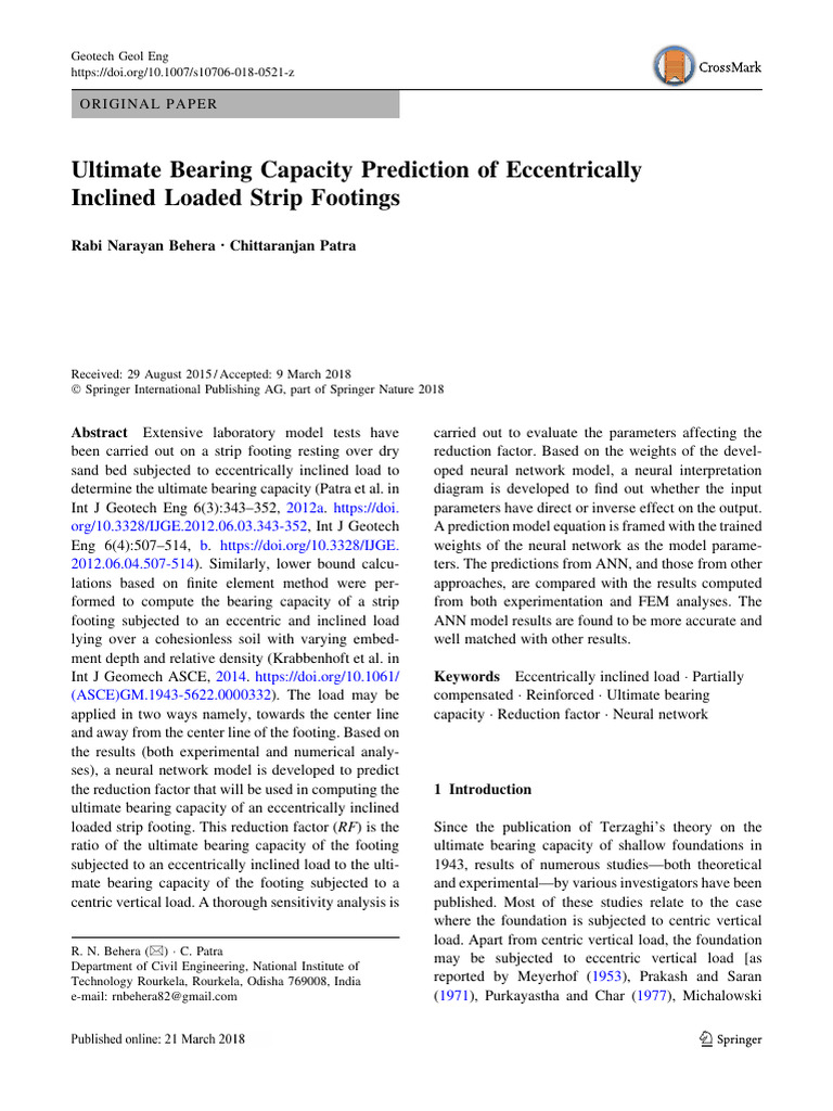 Beheraand Patra 2018 | PDF | Mean Squared Error | Artificial Neural Network