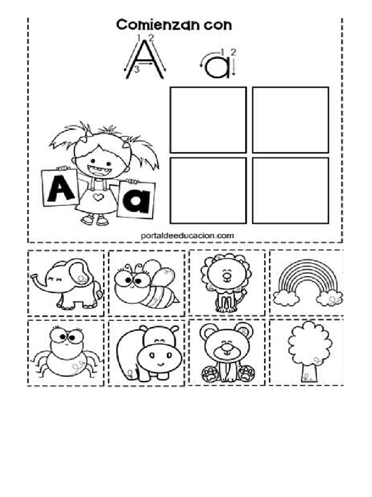 Actividades letra A | PDF