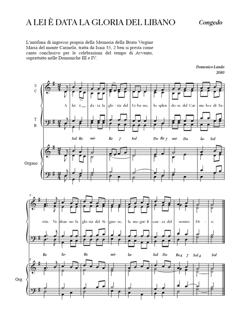 A Lei e Data La Gloria Del Libano | PDF | Alphabet latin | Phonétique