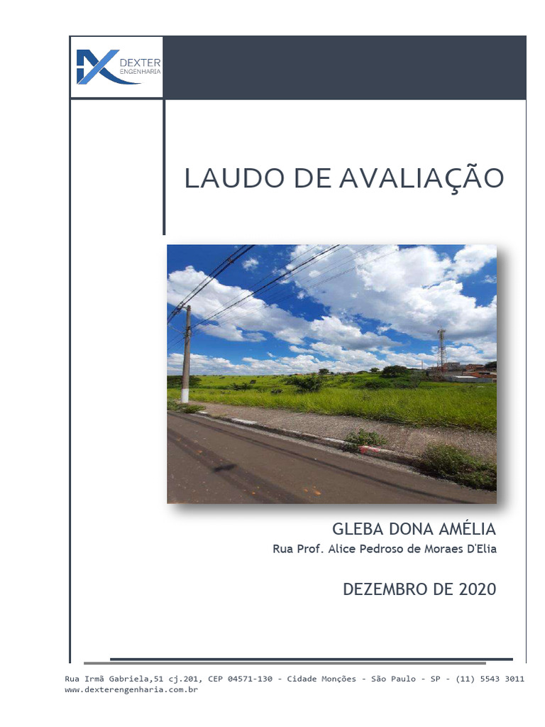 Modelo Avaliação de Gleba 4 | PDF