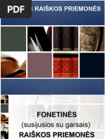 Nosiniu Raidziu Rasymas Zodziu Saknyje - Taisykles - Pask. | PDF