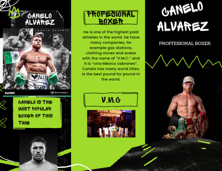 Tríptico en Inglés Del Canelo | PDF
