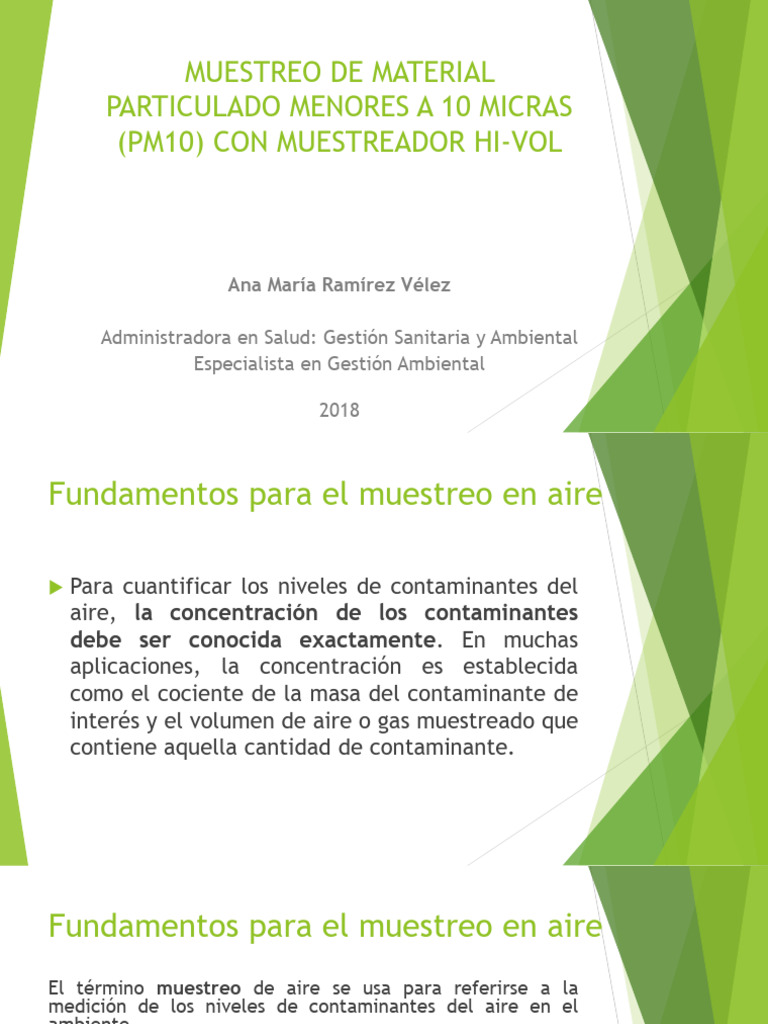 Evaluación PM10 | PDF | Calibración | Muestreo (Estadísticas)