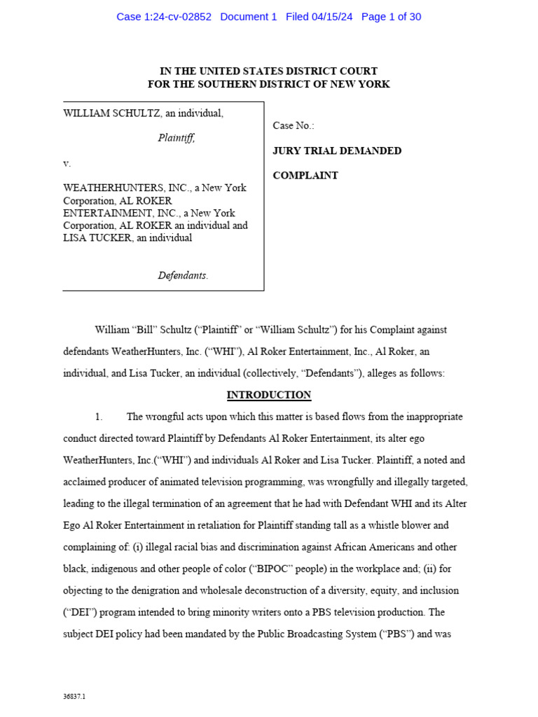 Schultz v. Roker | PDF | Damages | Employment