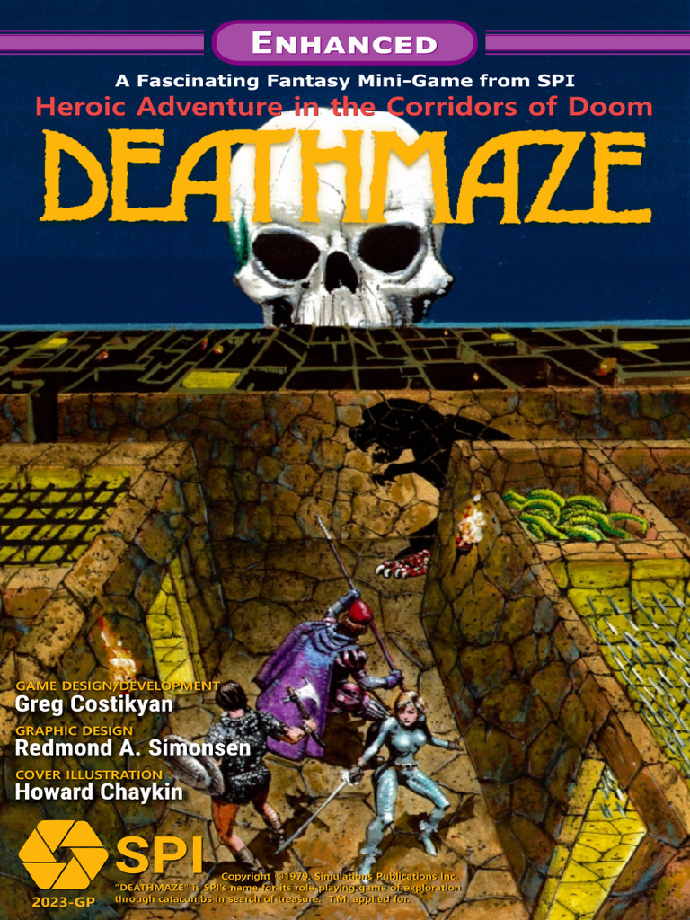 DeathMaze (CLASSIC+CLEAN+ENHANCED) Rulebook | PDF