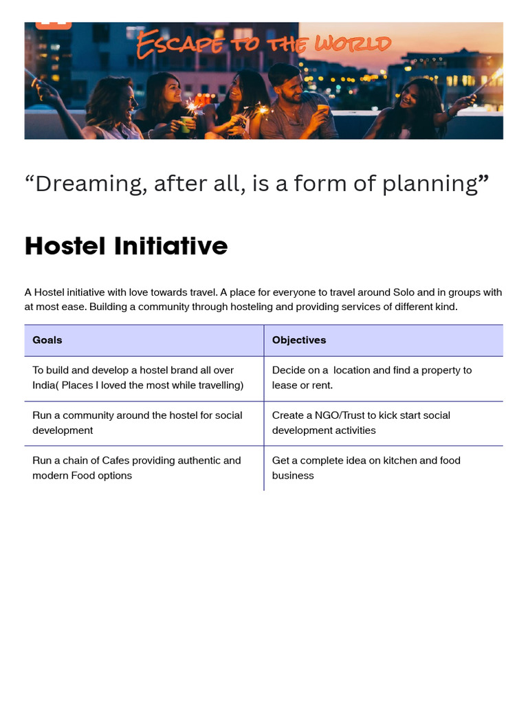 Hostel Ideas | PDF