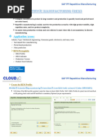 Control Key vs. Standard Value Key in SAP PP | PDF