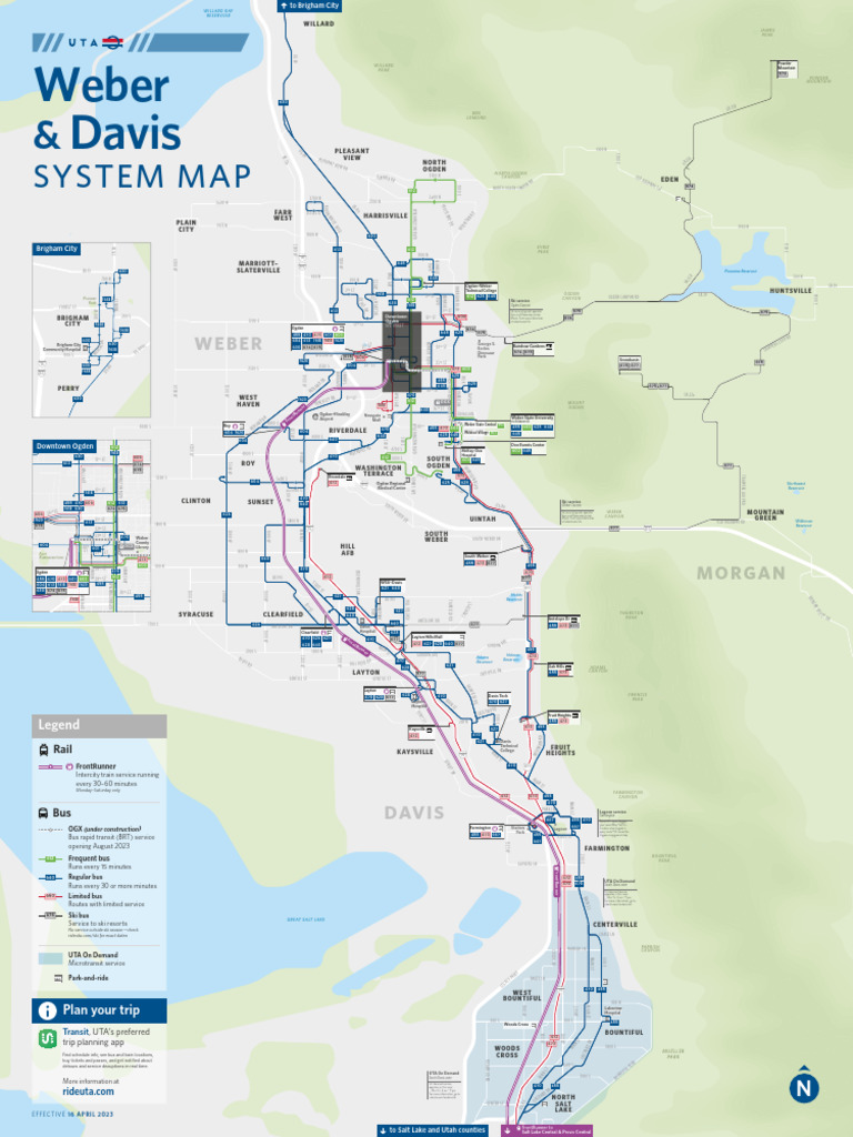 Weber Davis County System Map a Pr 2023 | PDF