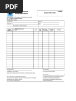 Dispatch Sheet | PDF