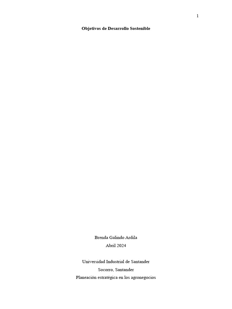 Taller ODS | PDF | Sustentabilidad | Desarrollo sostenible