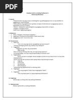Quarter 3 Week 5 - 6 AP5 Worksheet Module | PDF