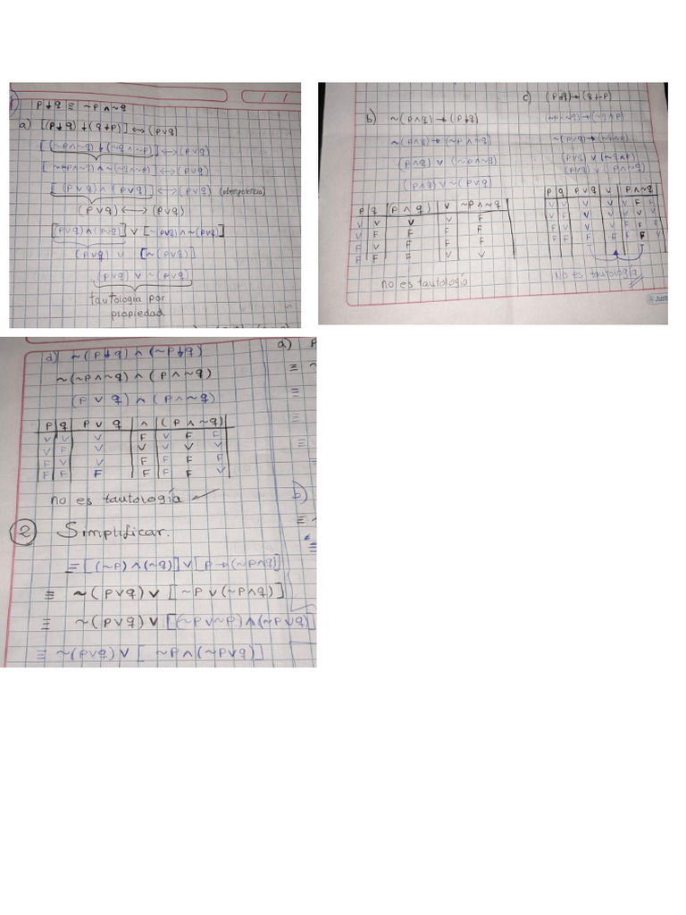 Lógica Proposicional y Tablas de Verdad | PDF | Lógica matemática ...