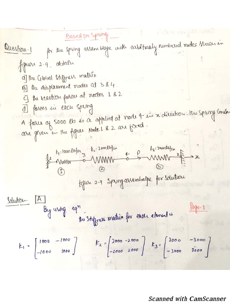 Assignment 1 Finite Element | PDF