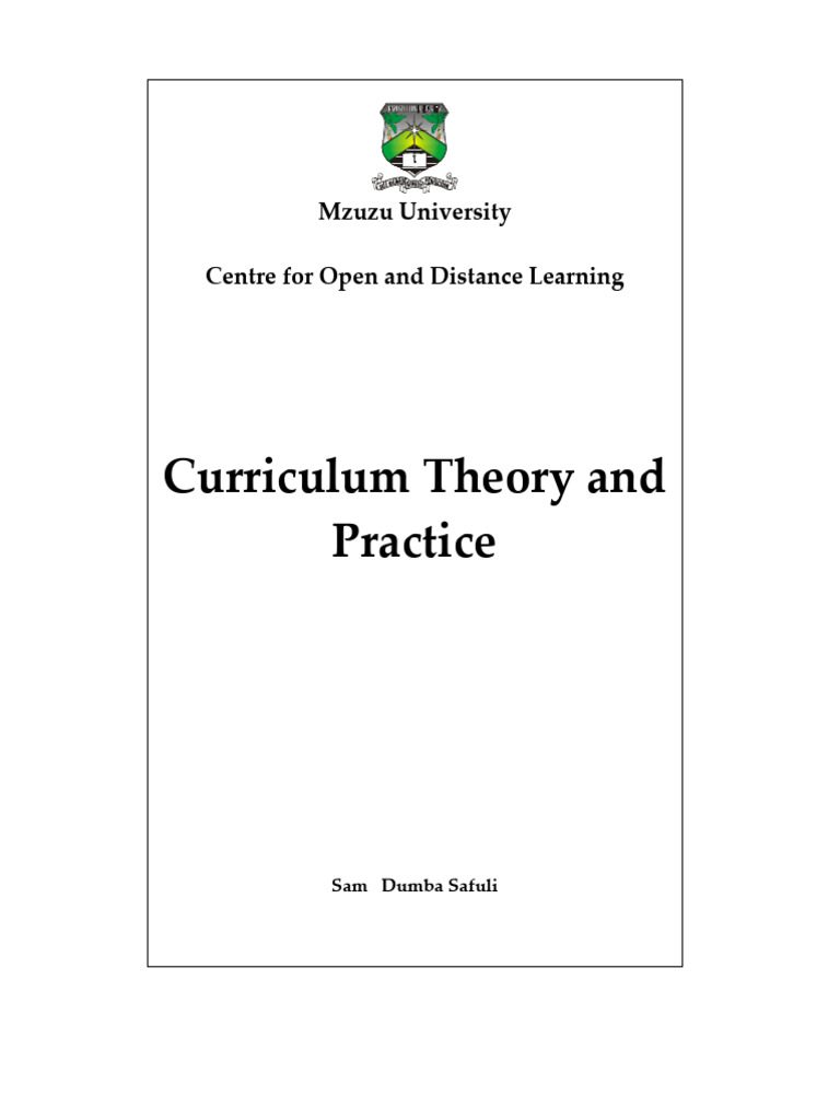 Curriculum Ttheory ND Practice | PDF | Curriculum | Learning
