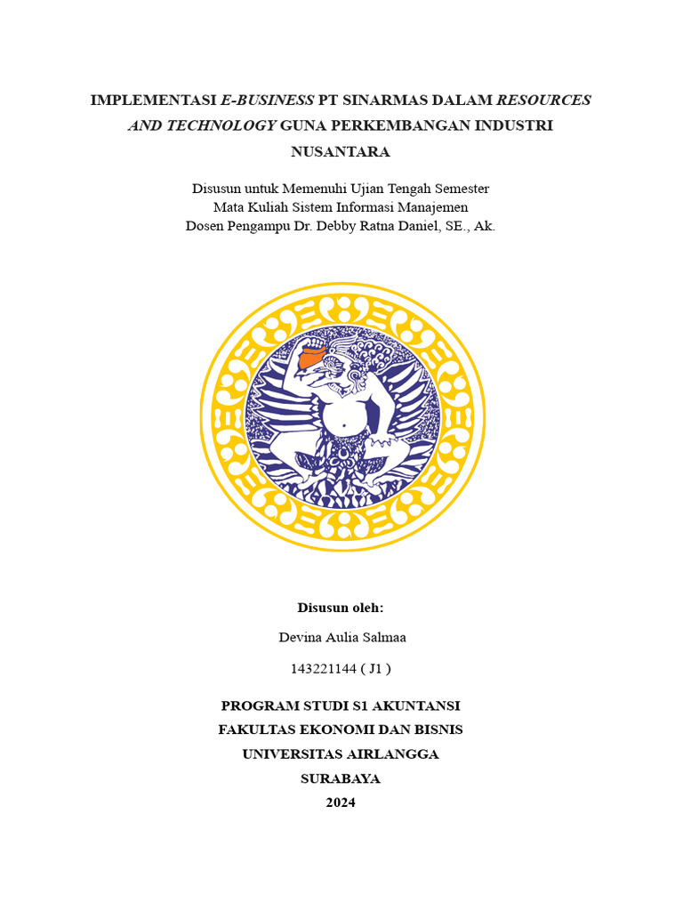 Sim2024 N-Uts-J1-Paper | PDF | Bisnis