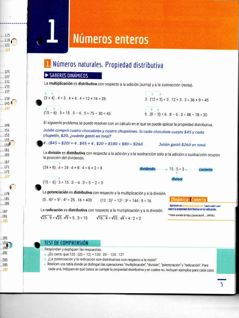 Numeros Enteros Pdf