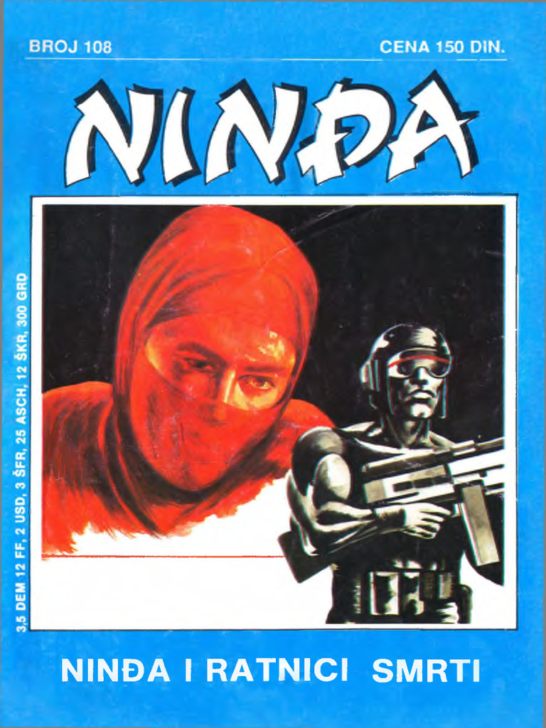 Nindža (Br. 108) Derek Finegan-Nindža I Ratnici Smrti | PDF