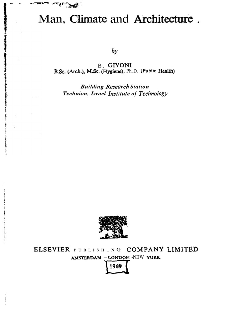 Man Climate & Architecture 1 | PDF | Thermal Insulation | Humidity