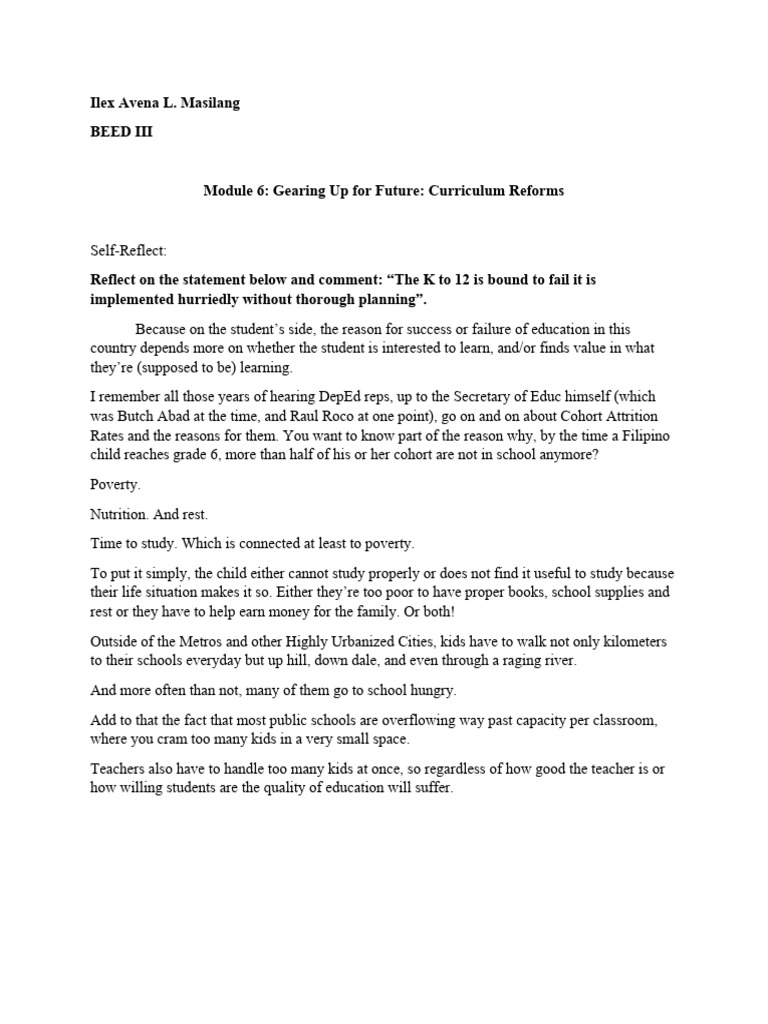 Module 6-7 Currdevpt | PDF | Cognition | Behavior Modification