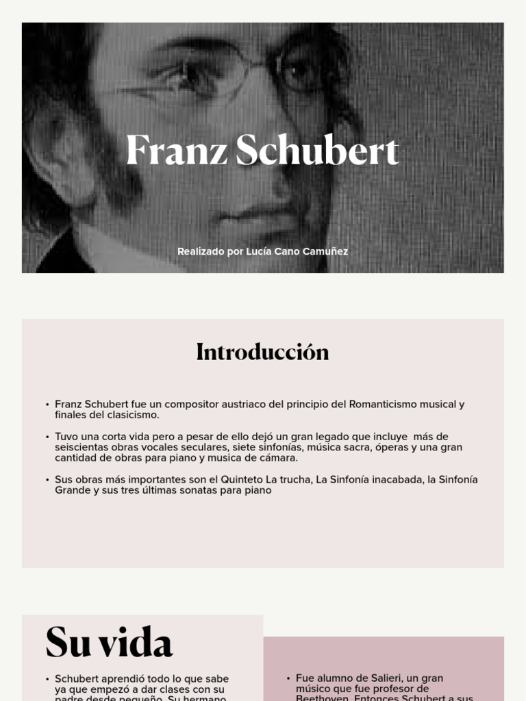 Shubert | PDF | Franz Schubert | Música