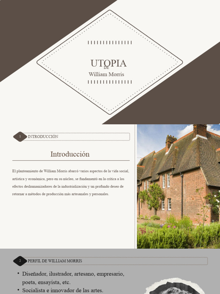 William Morris: Arte y Socialismo Utopico | PDF | William Morris
