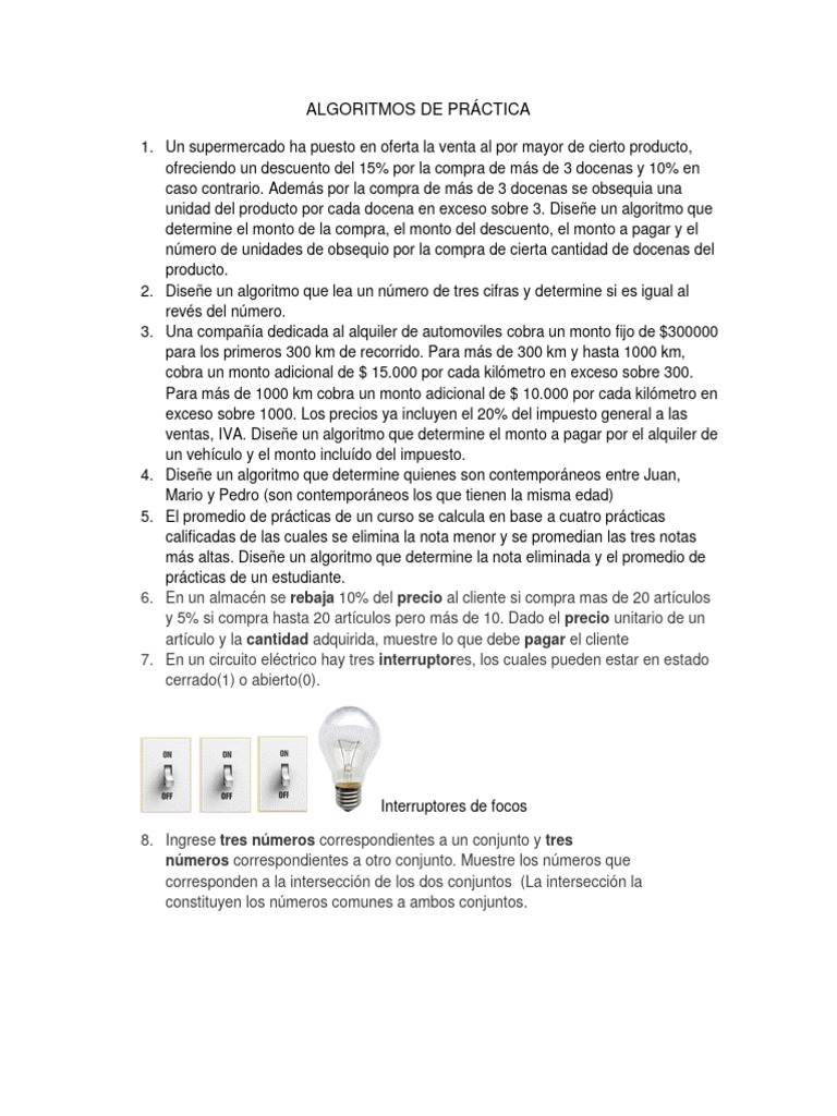 Algoritmos de Práctica | PDF | Triángulo