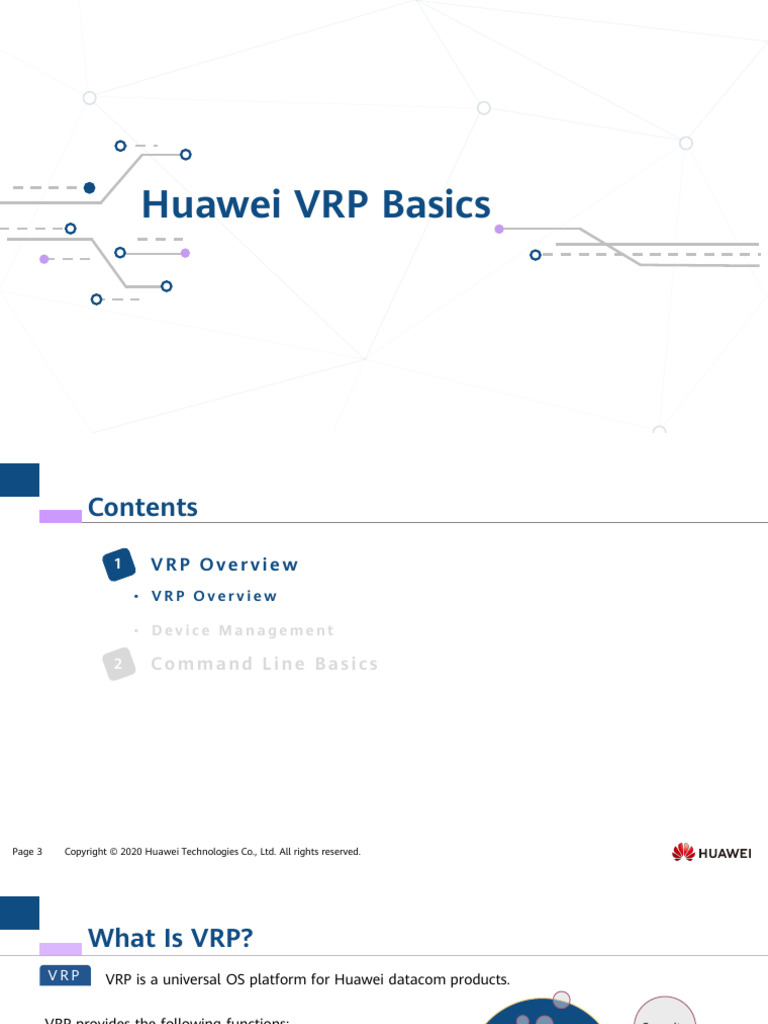 6a2db22f02b746ae8a26dc8aa56f08f3_03HuaweiVRP | PDF | Command Line Interface | Computer File