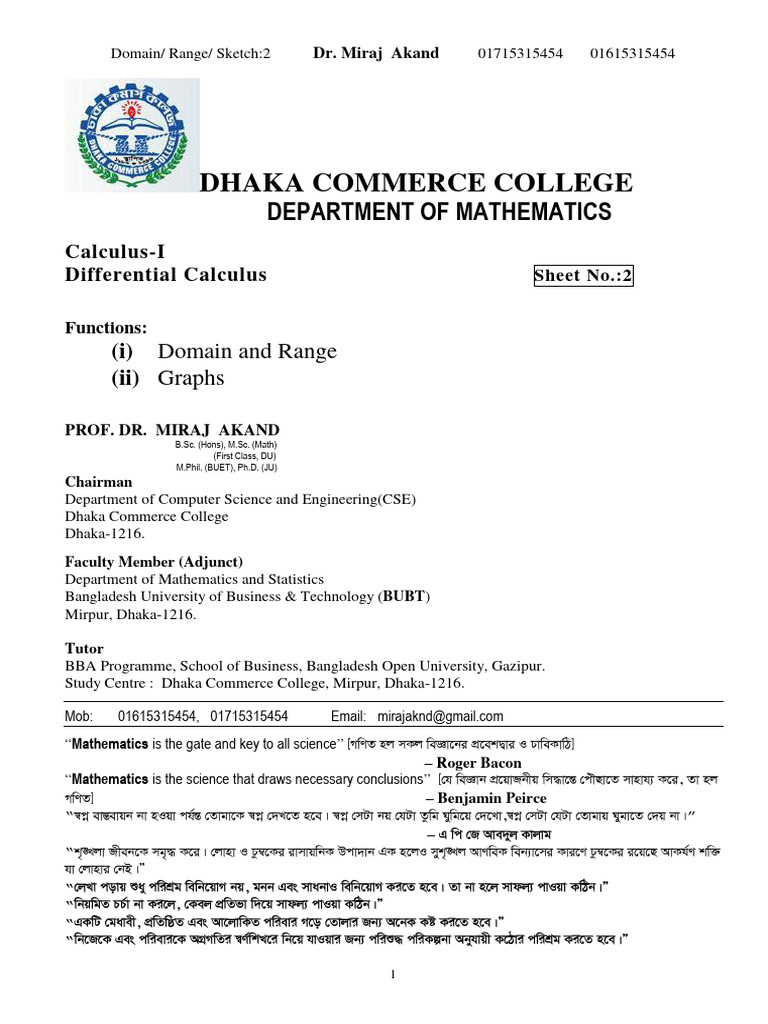 2.sketch D R | PDF | Function (Mathematics) | Domain Of A Function
