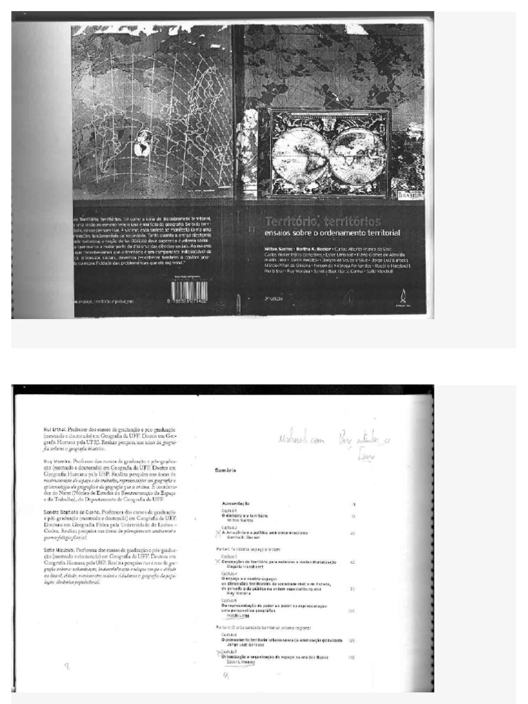 Milton Santos & Bertha Becker (Org) - Território, Territórios - Ensaios Sobre o Ordenamento ...
