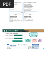 WAIS IV Dígitos Directos, Inversos y Secuencia | PDF