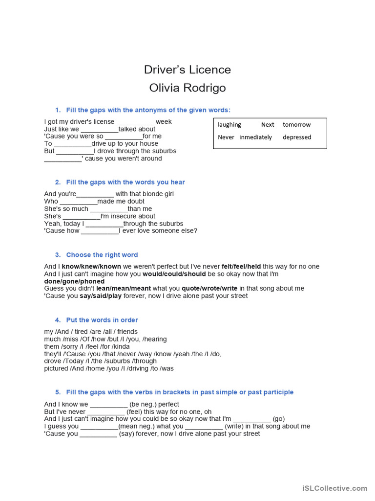 Drivers License | PDF | Language Families | Linguistic Morphology