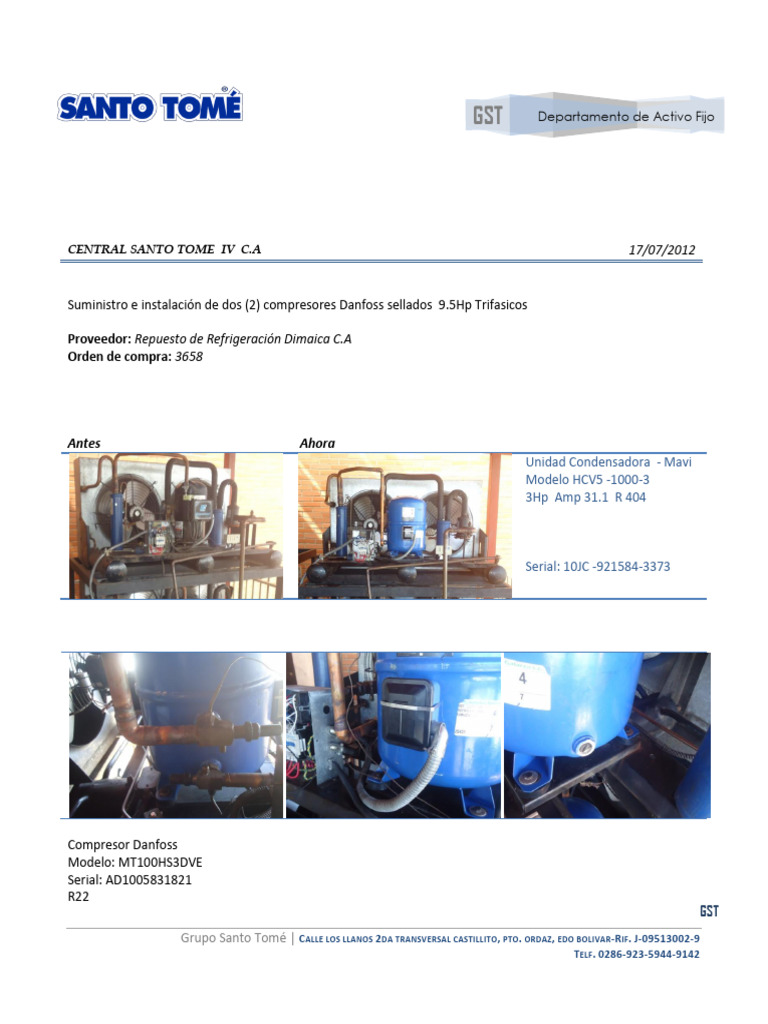 Compresores Danfoss - CST | PDF