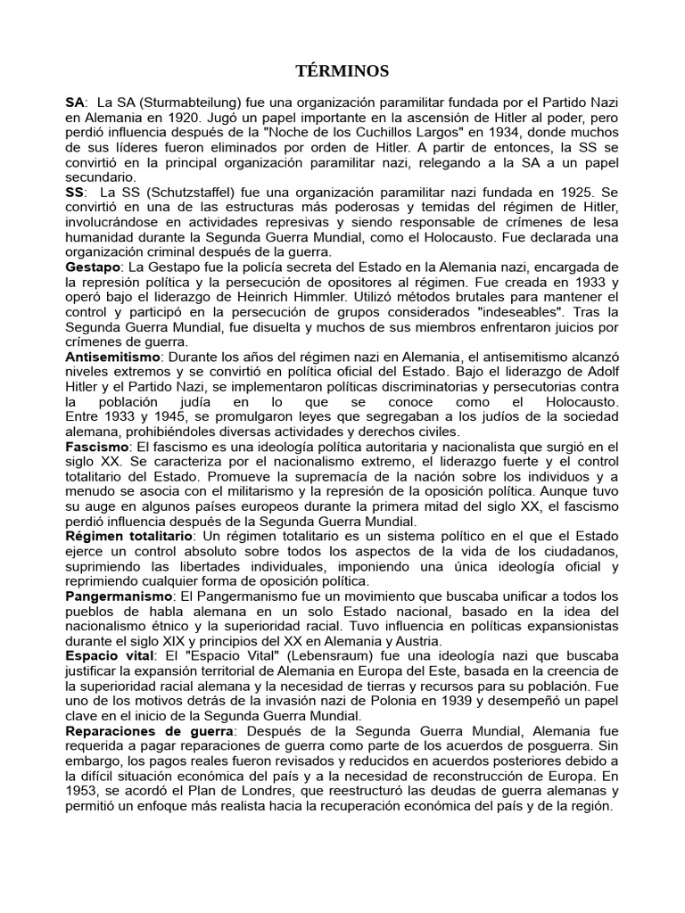 Hista | PDF | Fascismo | Alemania nazi