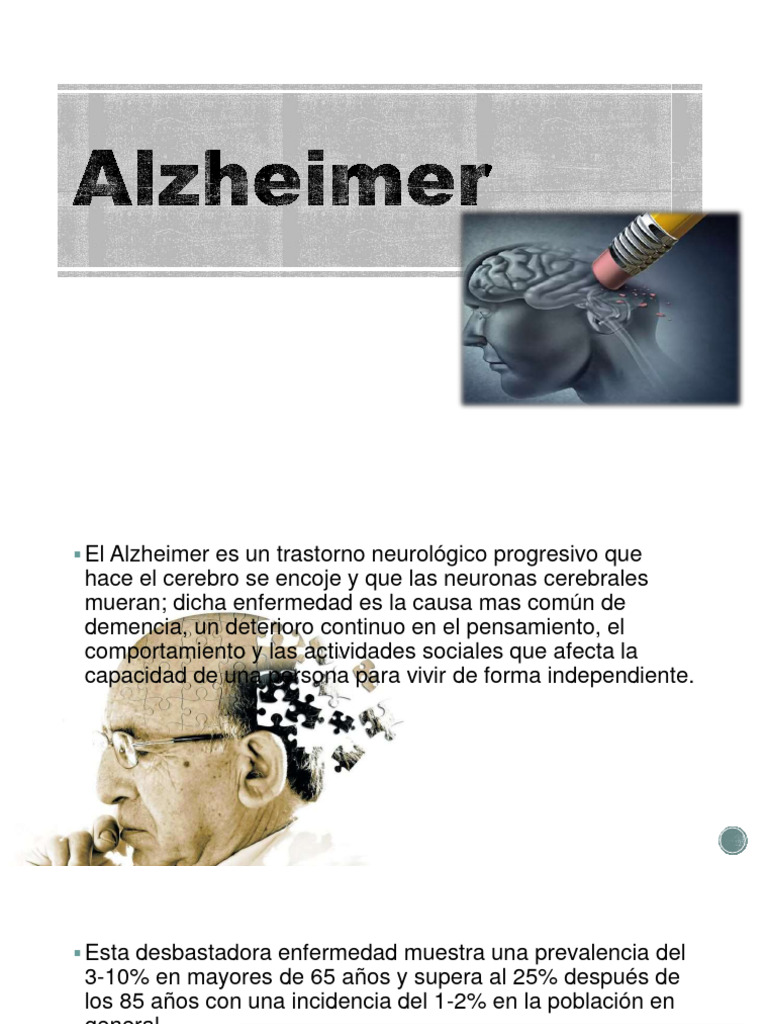 Alzheimer | PDF | Enfermedad de Alzheimer | Demencia