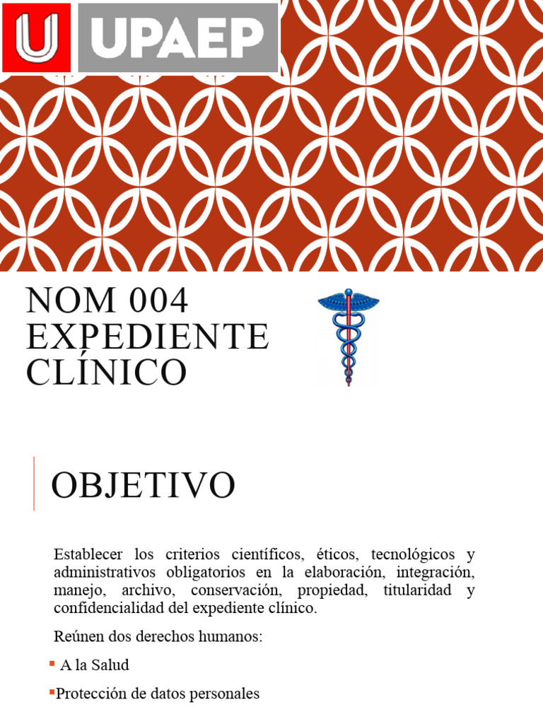 NOM 004 Expediente Clínico Jhcs | PDF | Historial médico | Medicina