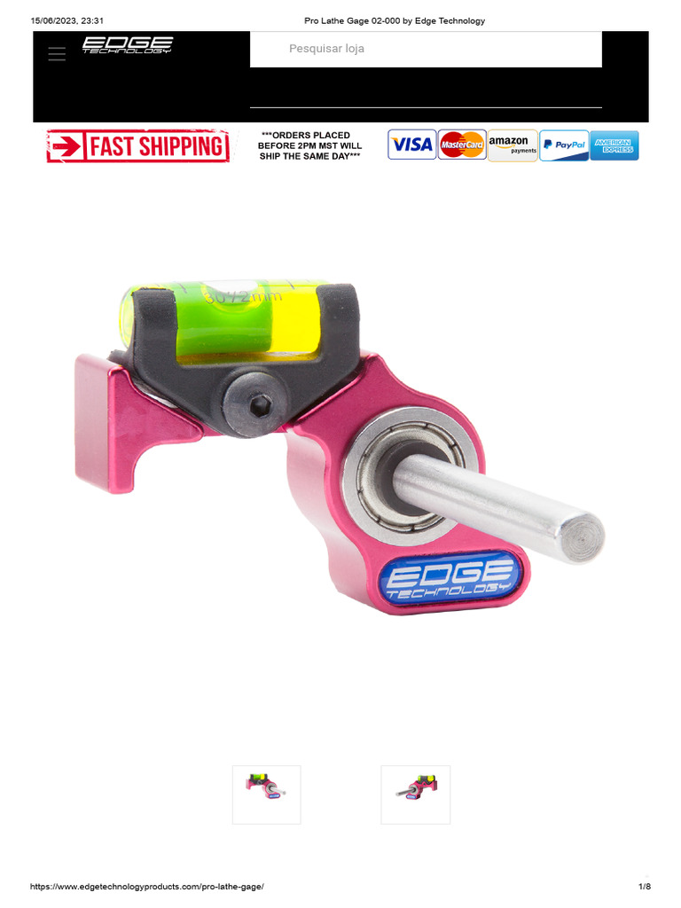 Pro Lathe Gage 02-000 by Edge Technology | PDF | Mechanical Engineering | Machining