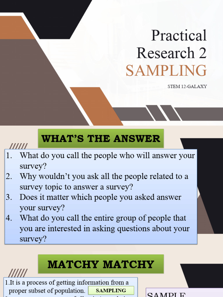 Sampling Technique | PDF | Sampling (Statistics) | Research Methods Sampling Technique | PDF | Sampling (Statistics) | Research Methods
