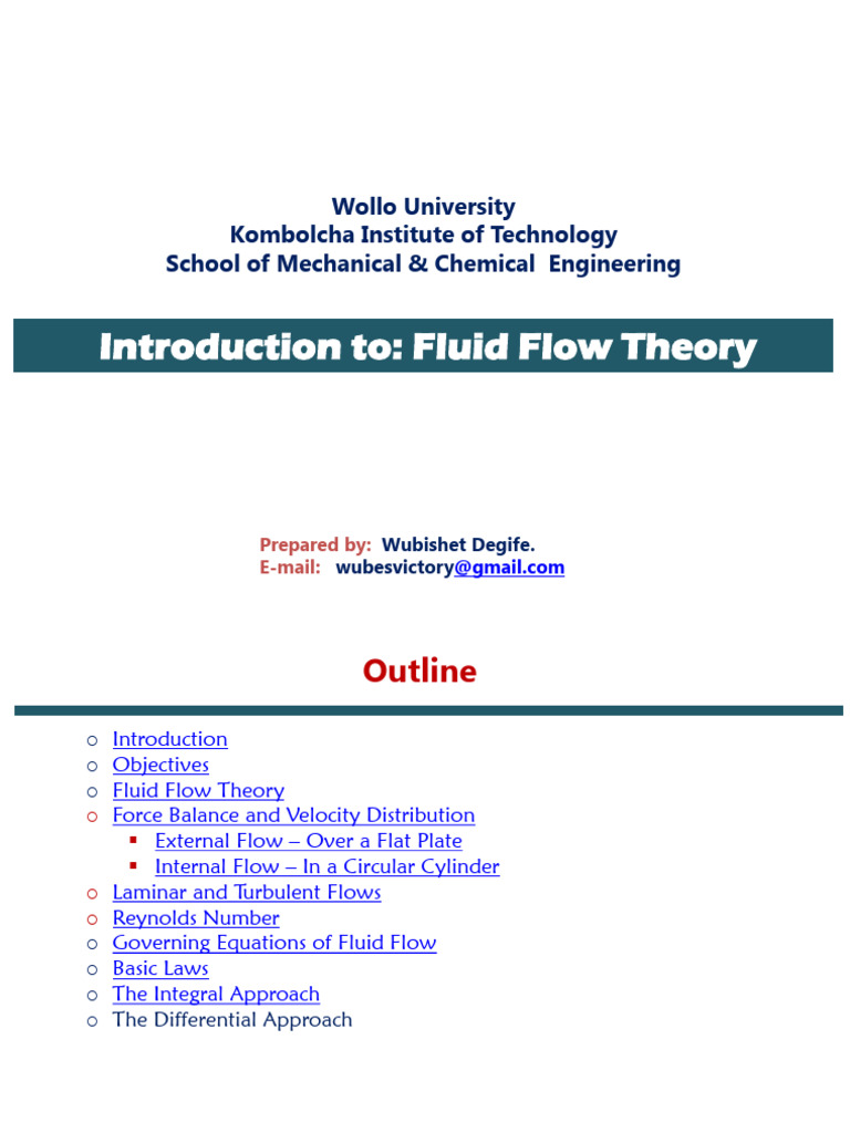 Lecturenote_1654706974Introduction to Fluid Mechanics 2 | PDF ...