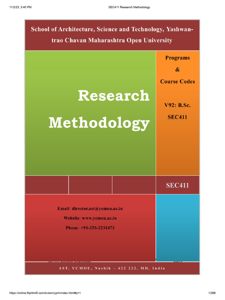 SEC411 Research Methodology | PDF